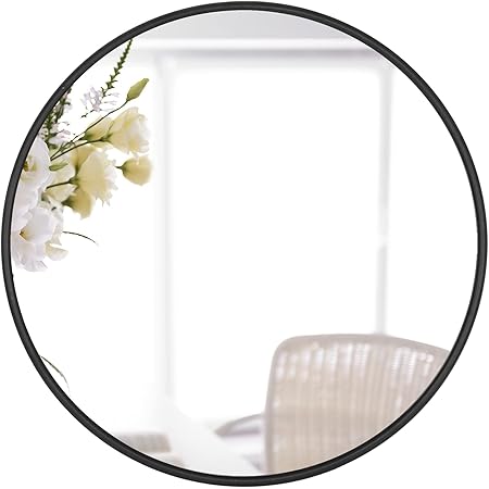 Amazon.com: Studio Azure Black Circle Wall Mirror 32 Inch, Decorative ...