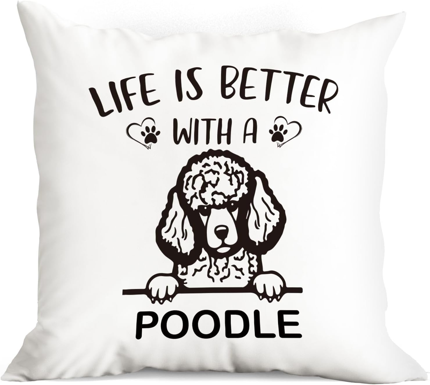 Amazon.com: huester Poodle Pillow Covers 18x18,Poodle Gifts,Poodle ...