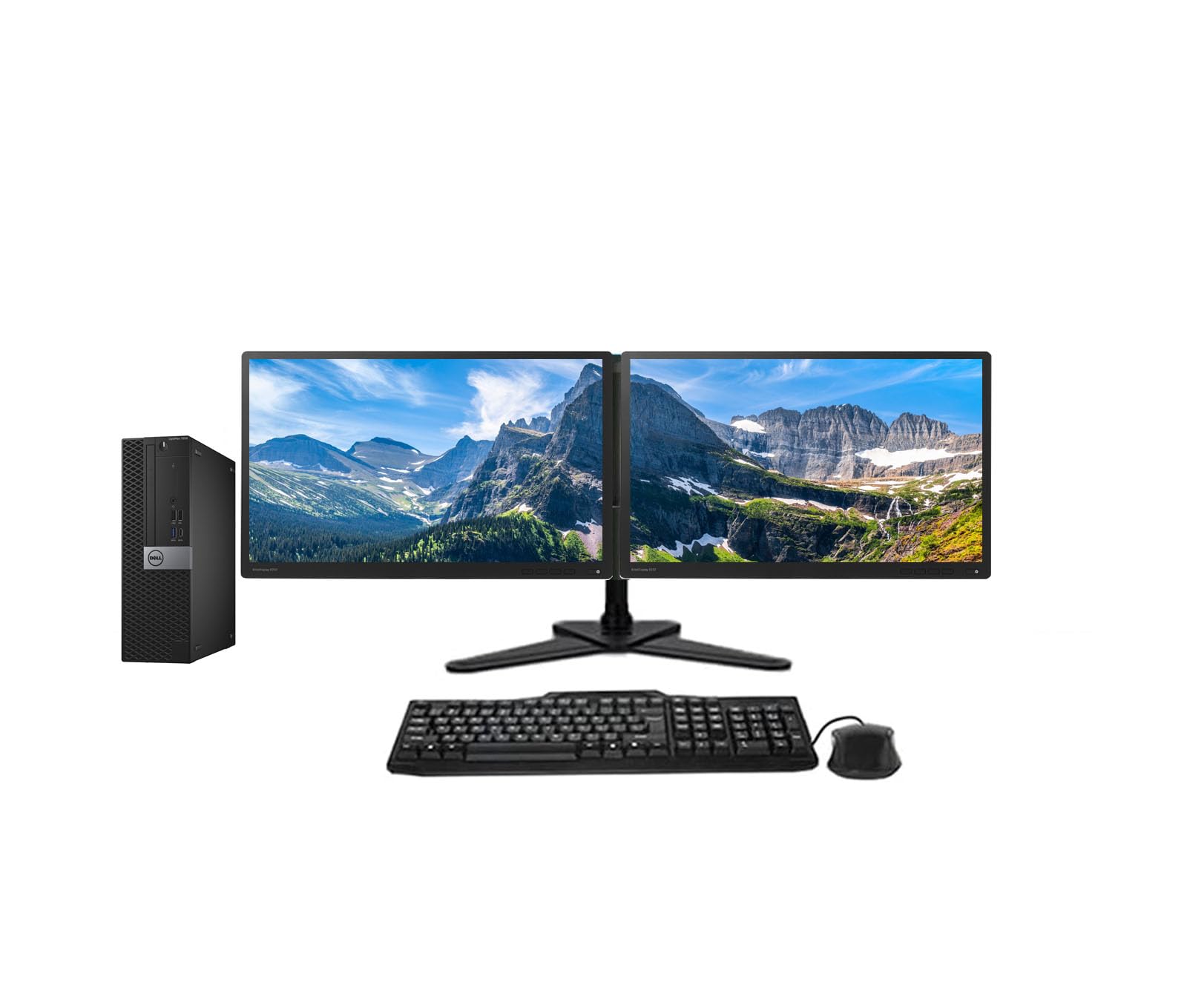 Dell Dual Monitor Trading Setup - FAST Optiplex 7050 SFF PC - Intel ...