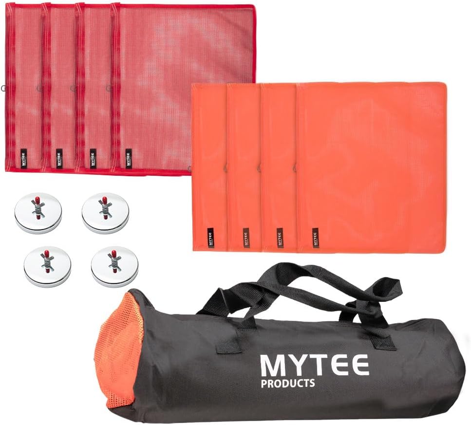 Amazon.com: Mytee Products 13 Pcs Safety Flag with Magnetic Flag Holder ...