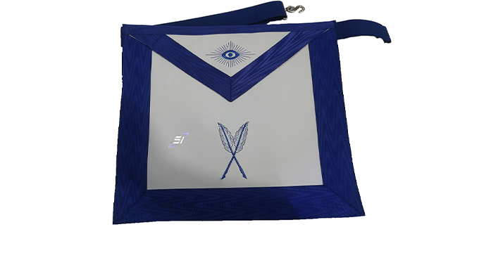Watch Masonic Regalia Blue lodge secretary officer Apron on Amazon Live
