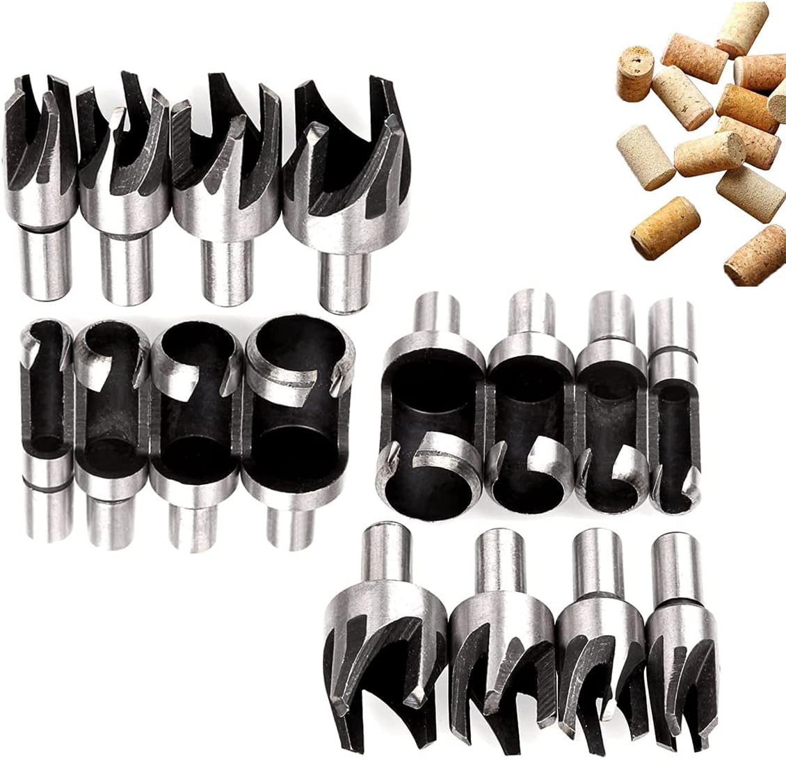 Coffret 4 Mèches à Bouchonner et 4 Mèches à Façonner à Fond Plat ...