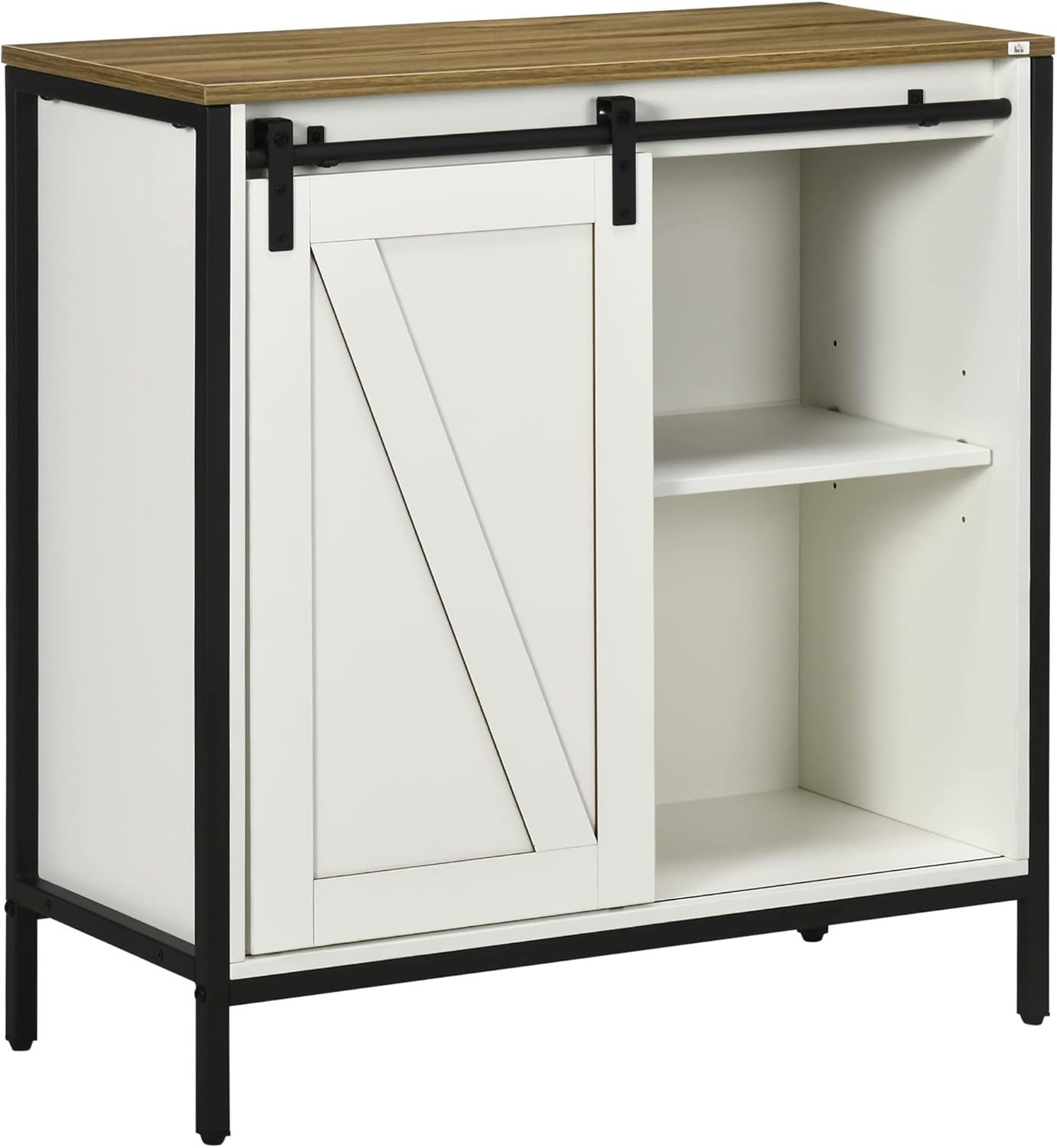 Amazon.com - HOMCOM Buffet Cabinet, Farmhouse Sideboard, Coffee Bar ...