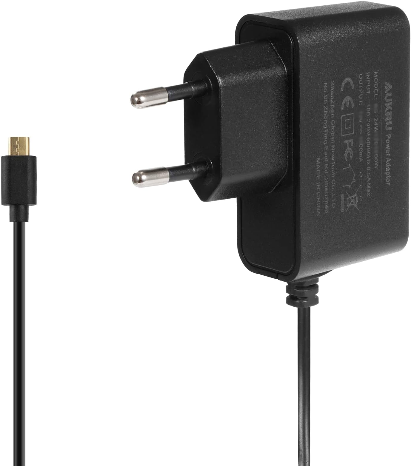 Aukru Micro USB 5V 3A Cargador Fuente alimentación para Raspberry Pi 3 ...