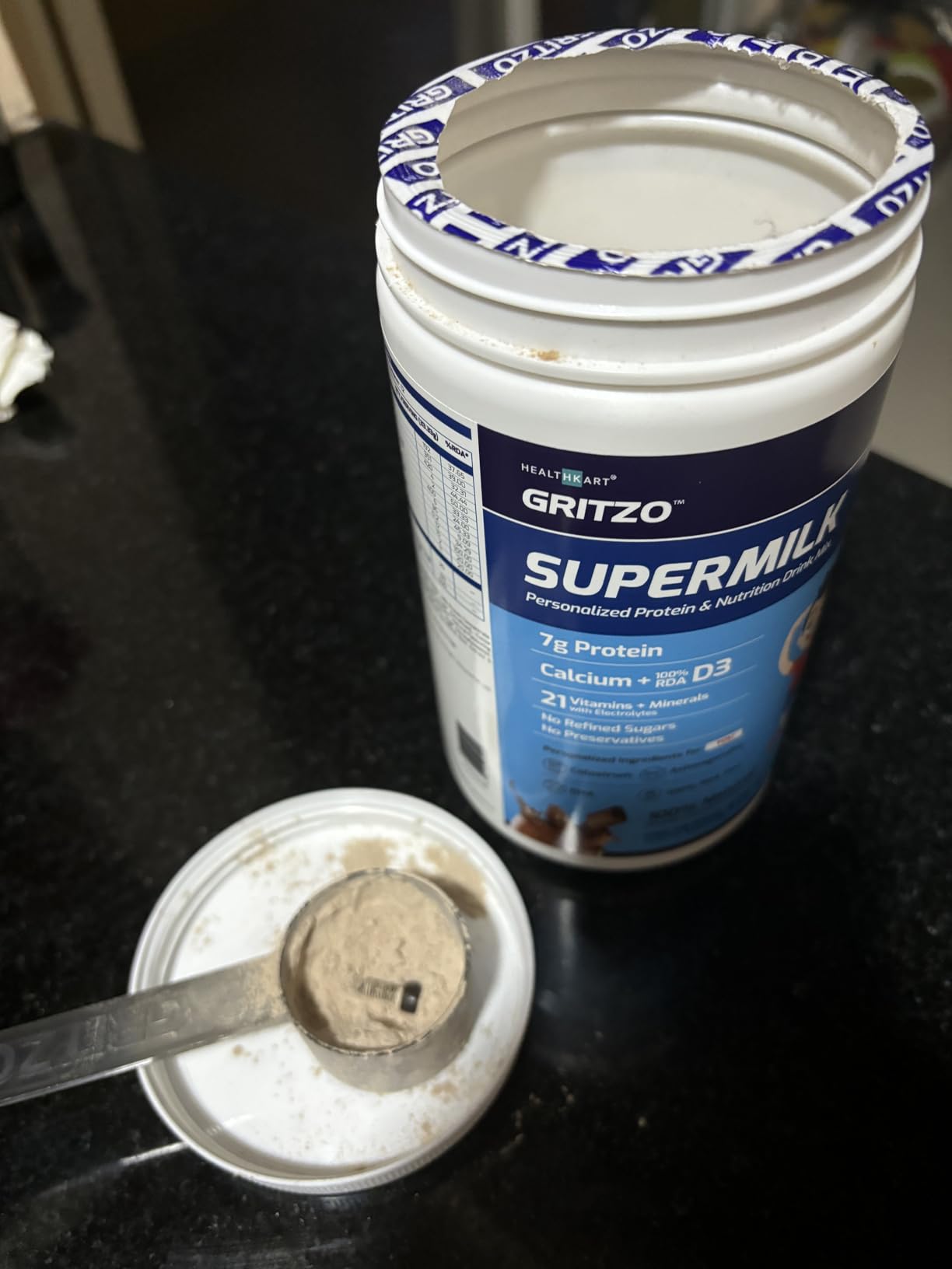 Gritzo SuperMilk Overall Growth (2-6y), 6g Protein Powder (Double ...