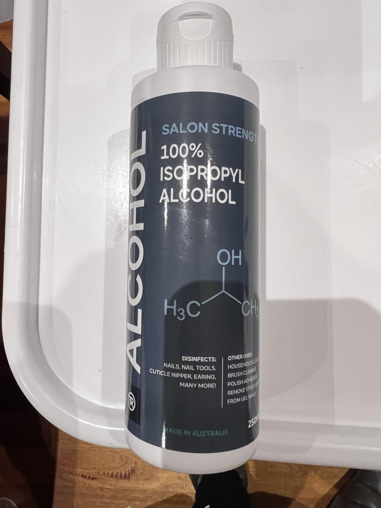 100% Isopropyl Alcohol IPA Cleaner & Rubbing Alcohol 250ml | Powerful ...