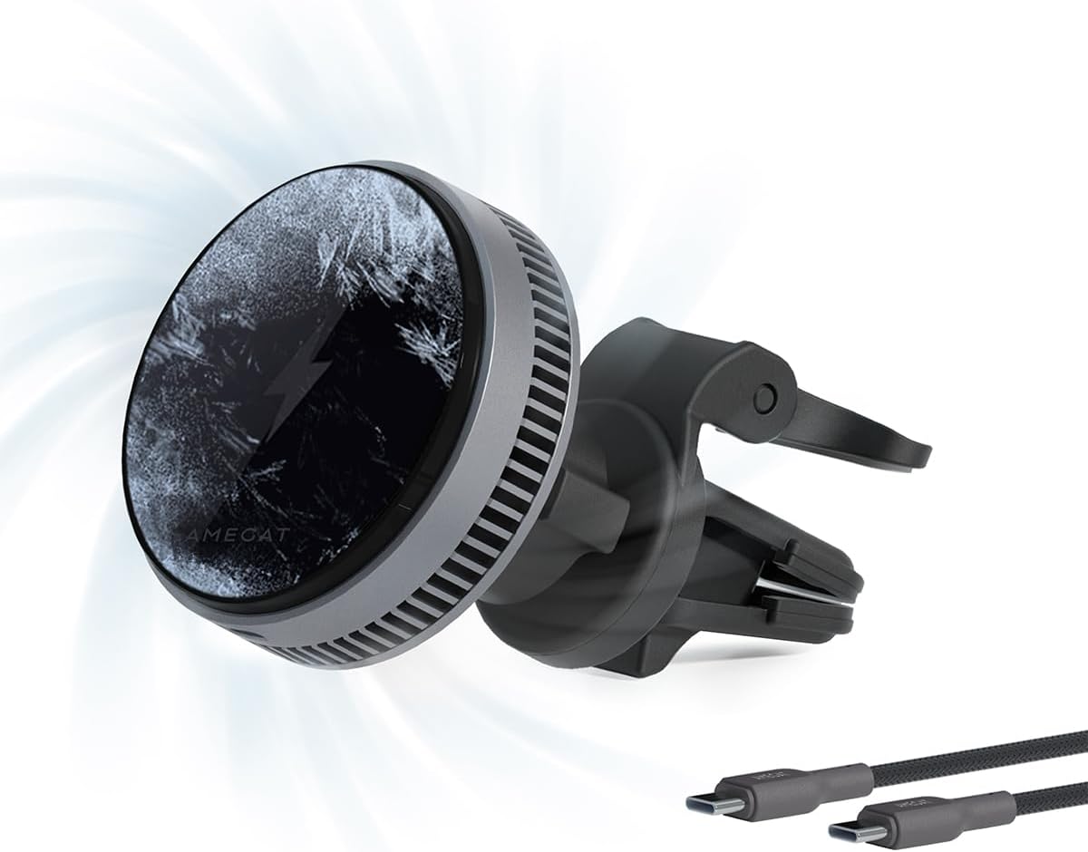 Amazon.com: MINIX for 15W Qi2 MagSafe Wireless Ice Cooling Car Charger ...