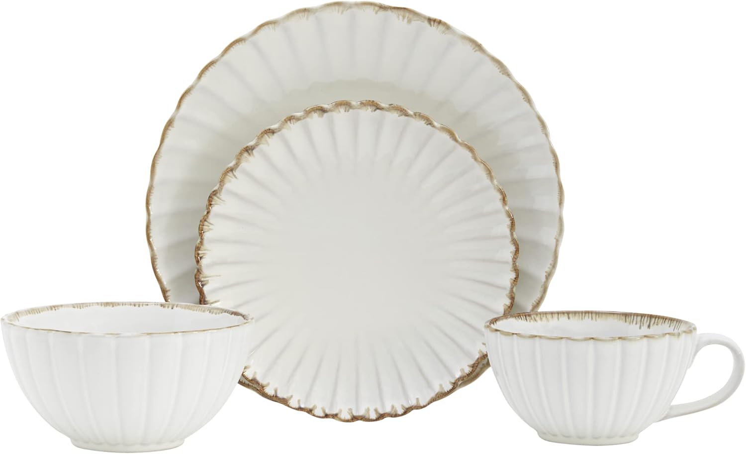 Amazon.com | Baum-Essex - Dinnerware Sets, 16 Piece Dish Set for 4 ...