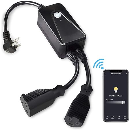 meross Smart Outdoor Plug, Waterproof WiFi Outdoor Outlet, Compatible ...
