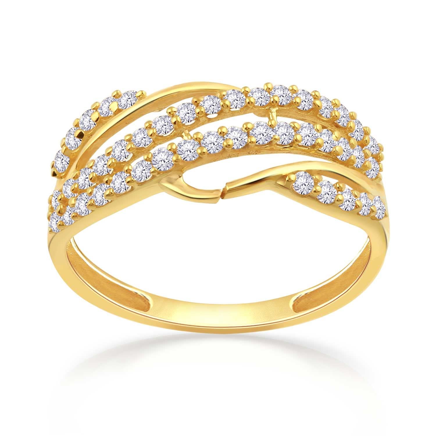 Buy Malabar Gold & Diamonds Gold Ring for Women 22 K | Gold Ring for ...