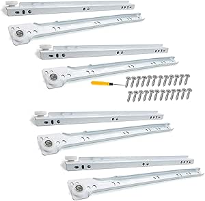 Amazon.com: 2-Pairs Cabinet Furniture Drawer Slides Bottom Mount, Full ...