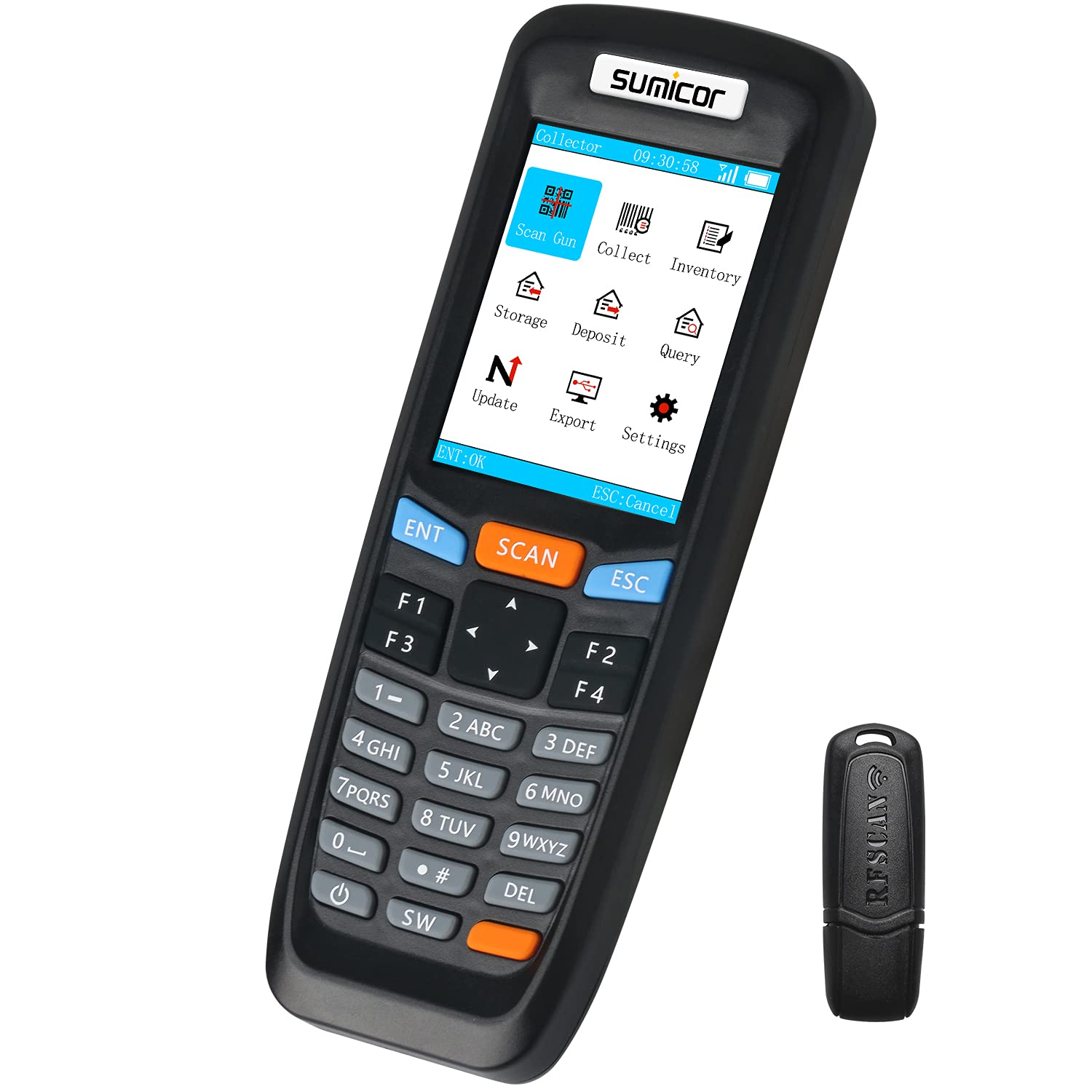 Sumicor Inventory Scanner Wireless 2 4ghz Data Collector 1d Handheld ...