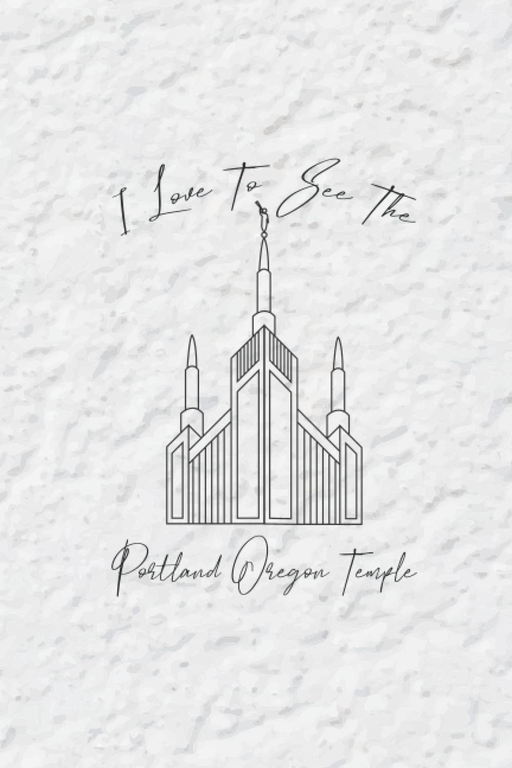 Portland Lds Temple Baptismal Font LDS Portland Oregon Temple Bookmark