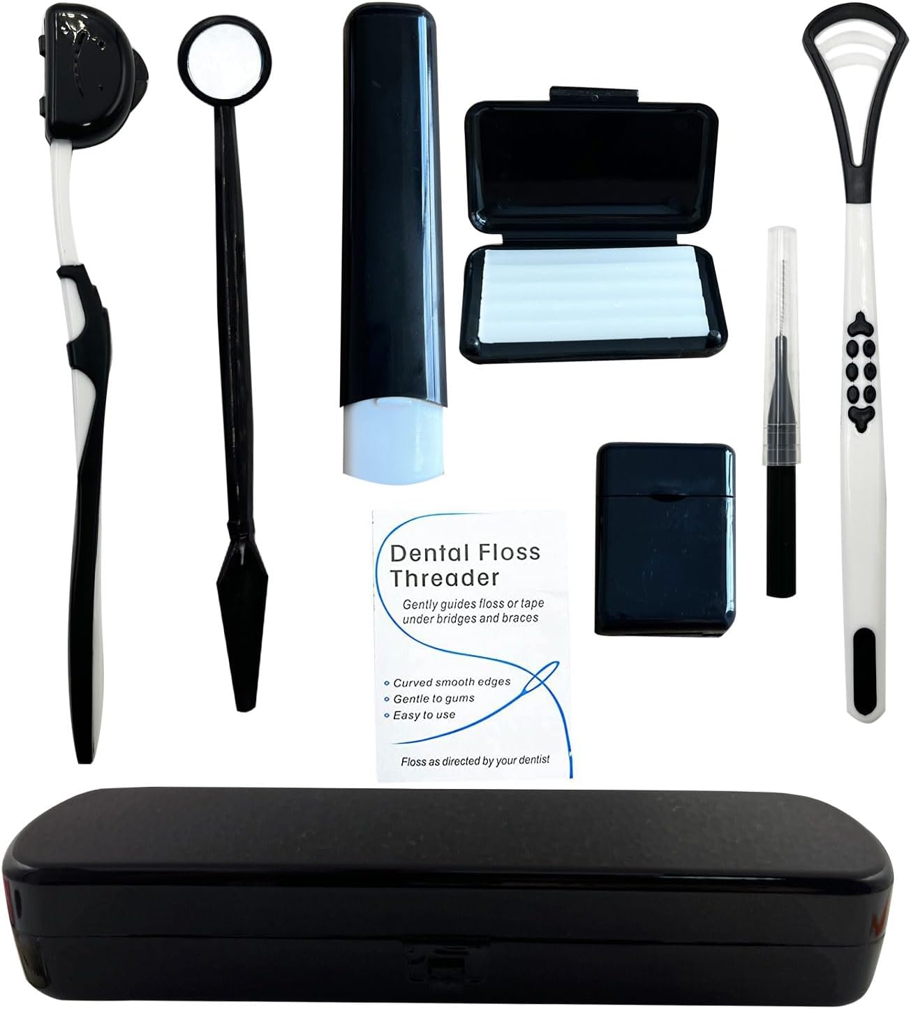 Amazon.com : Uouovo Portable Orthodontic Oral Care Kit for Braces -2 ...