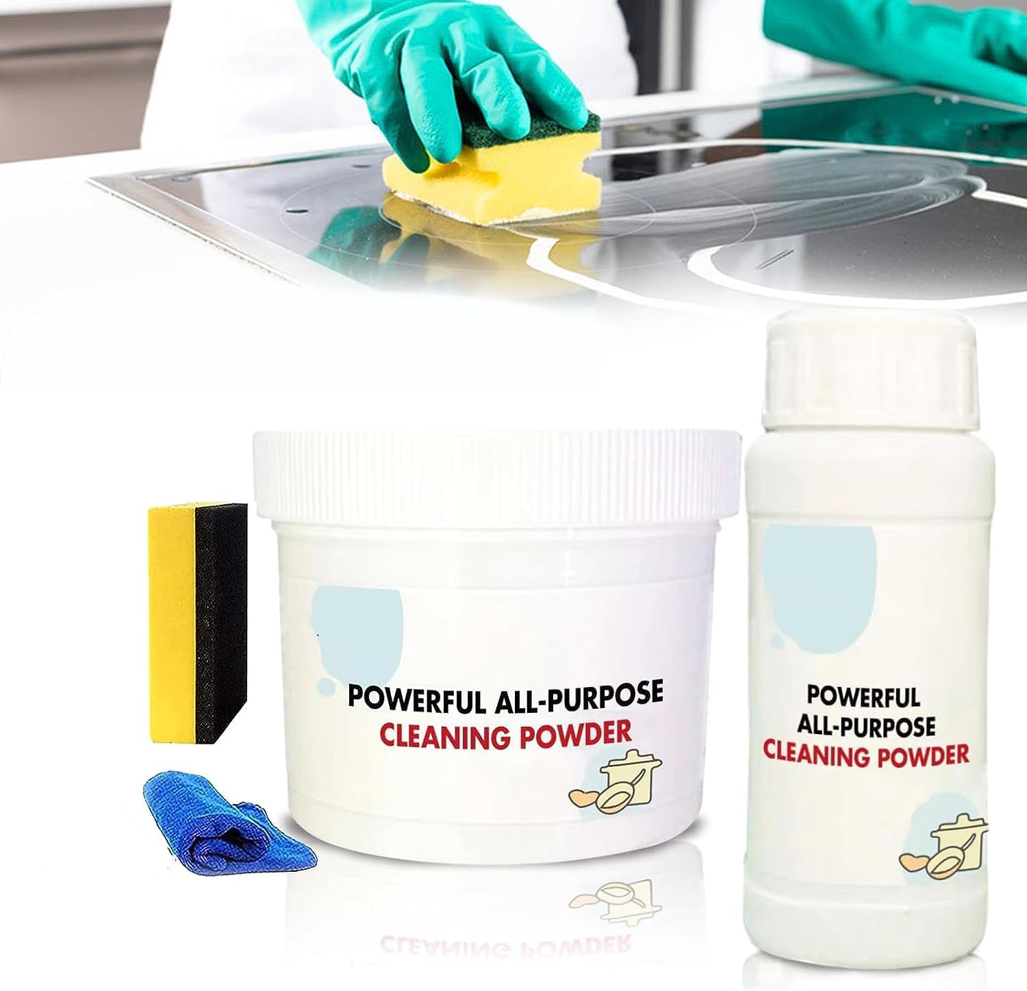 Amazon.com: KXC Powerful Kitchen all Purpose Powder Cleaner, Powerful ...