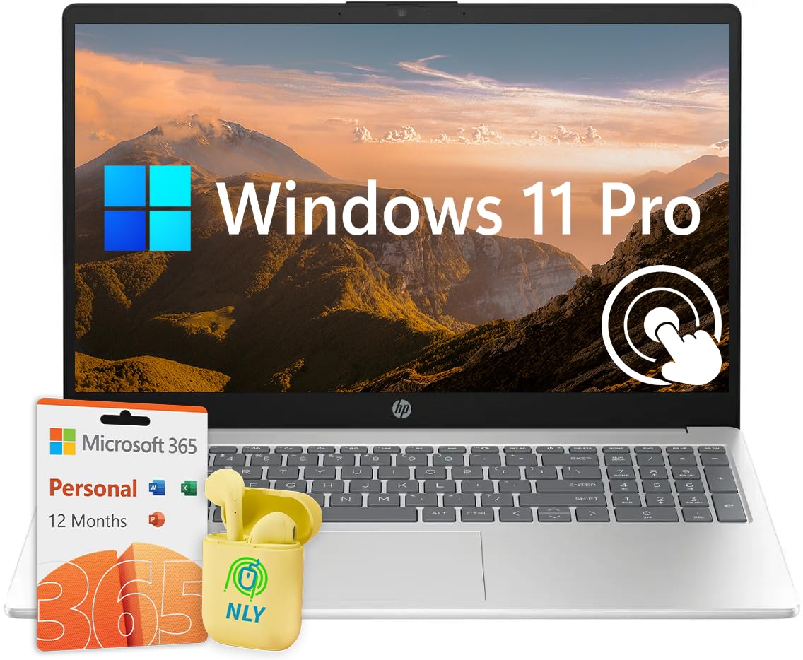 Amazon.com: HP Touch Screen Laptop Computer, 15.6" HD LED Touchscreen ...