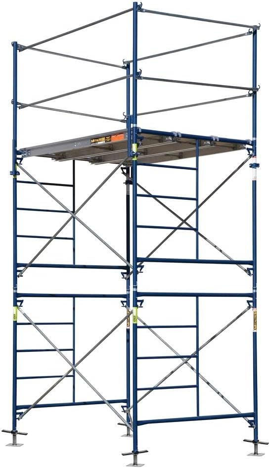 Metaltech Saferstack 5ft. x 7ft. x 10ft. Fixed Scaffold Tower Kit ...