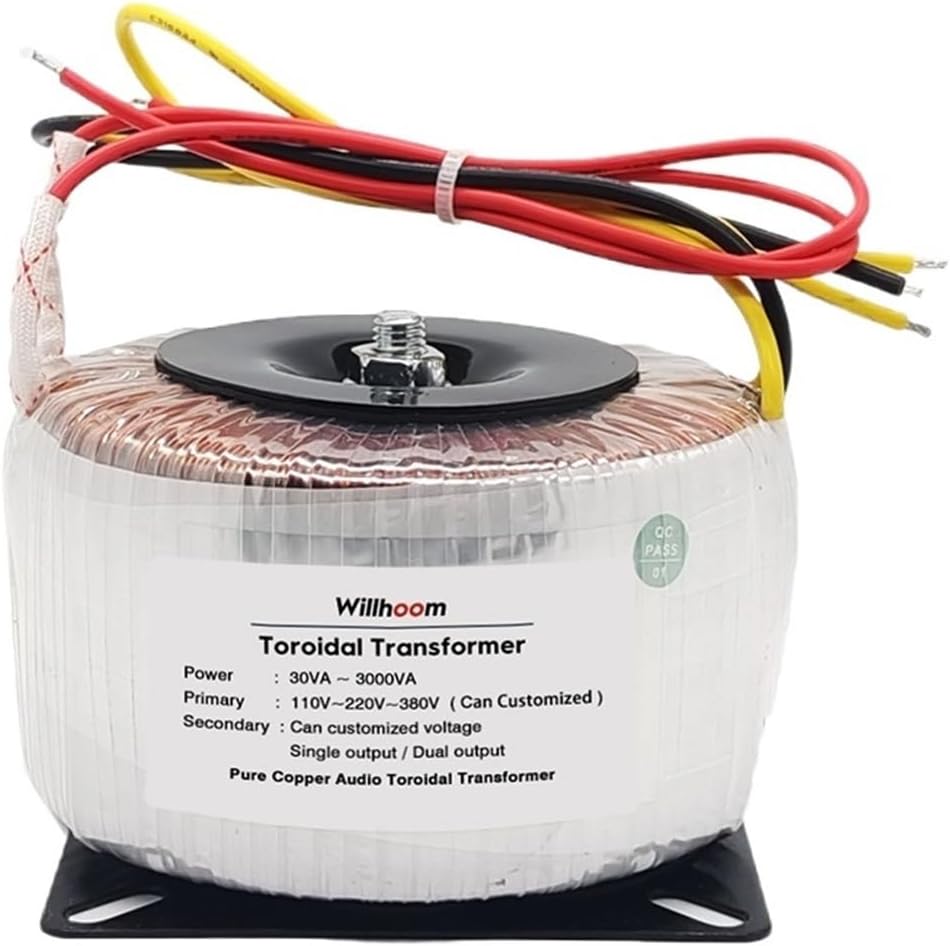 BIVOO 400W Toroidal transformer Single Output 9V 12V 15V 18V 24VPure Copper Wire Audio Amplifier ...