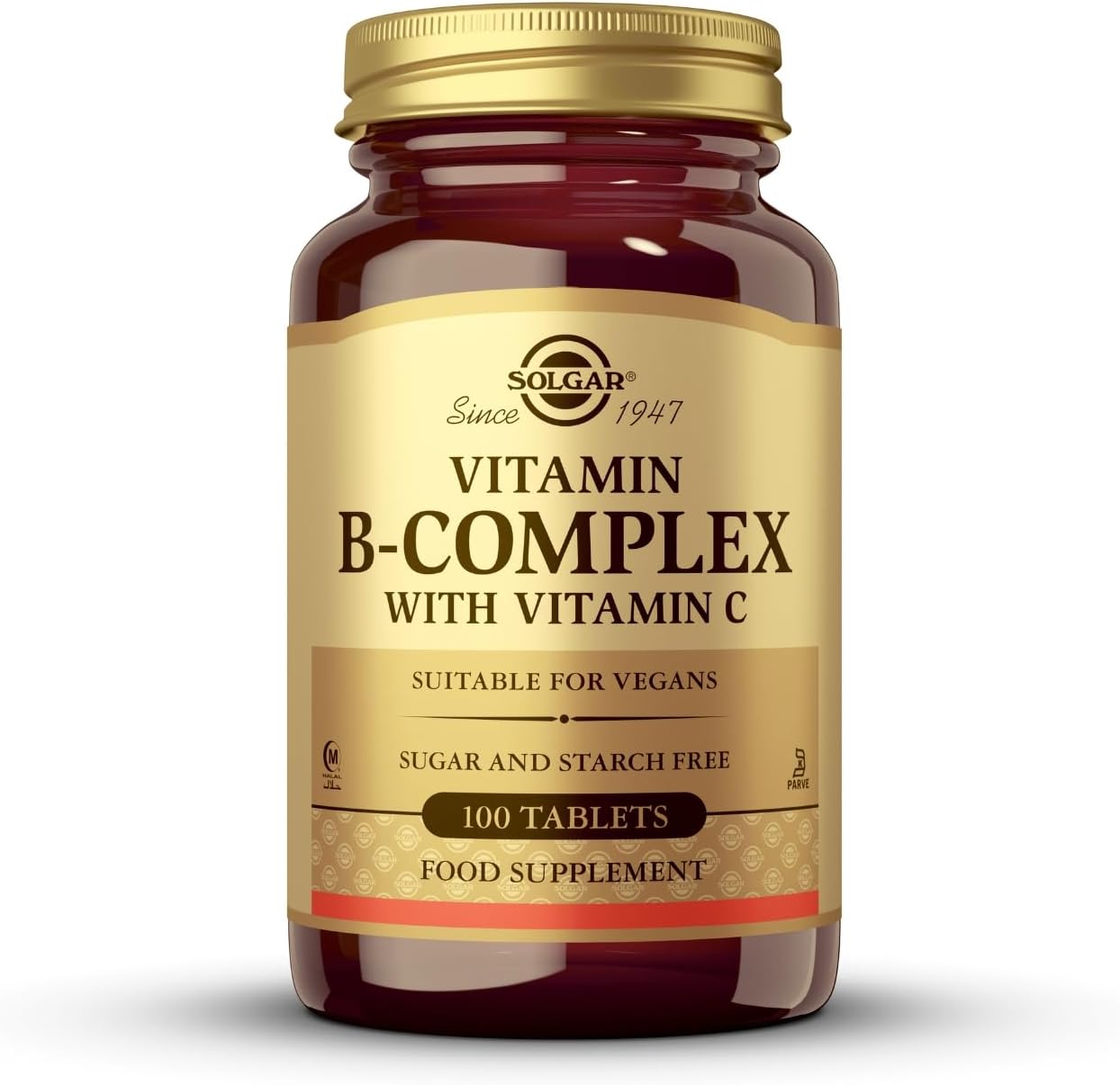 Amazon.com: Solgar B-Complex with Vitamin C Stress Formula, 100 Tablets ...