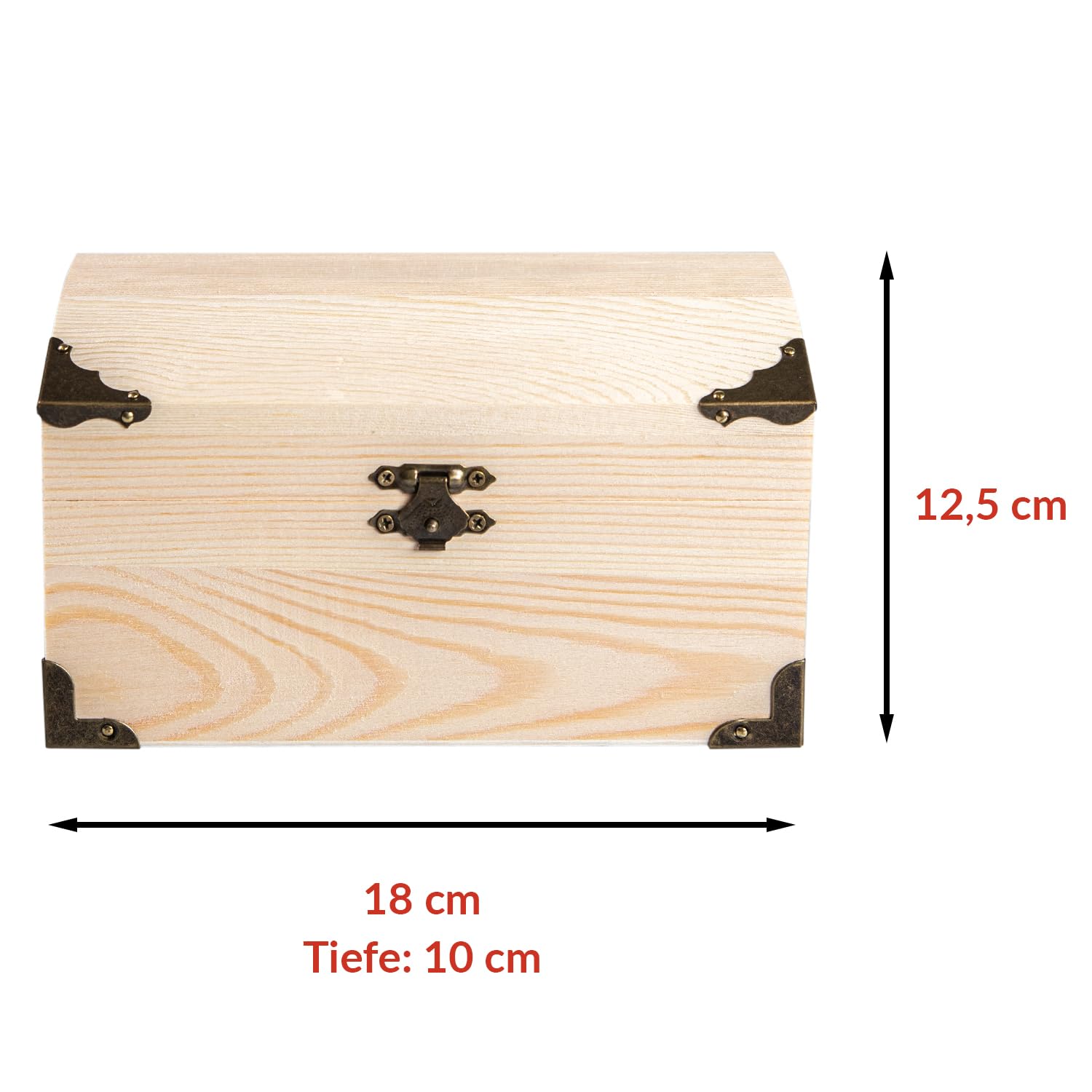 Cofre Del Tesoro Para Boda Hucha: Cofre Del Tesoro De Madera Vintage,