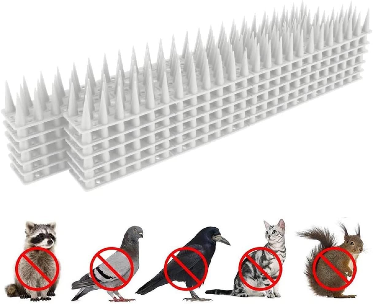3m pics anti oiseaux et anti chats - 6 pcs de 50cm polypropylène anti ...
