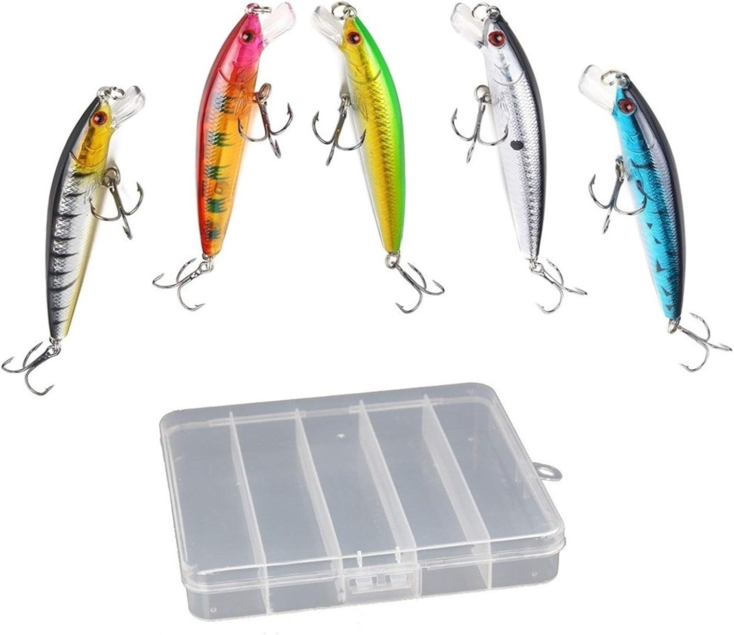 Voyzdx Set 5 Curricanes Pesca Señuelo Equipo, Señuelos Curricanes Pesca ...