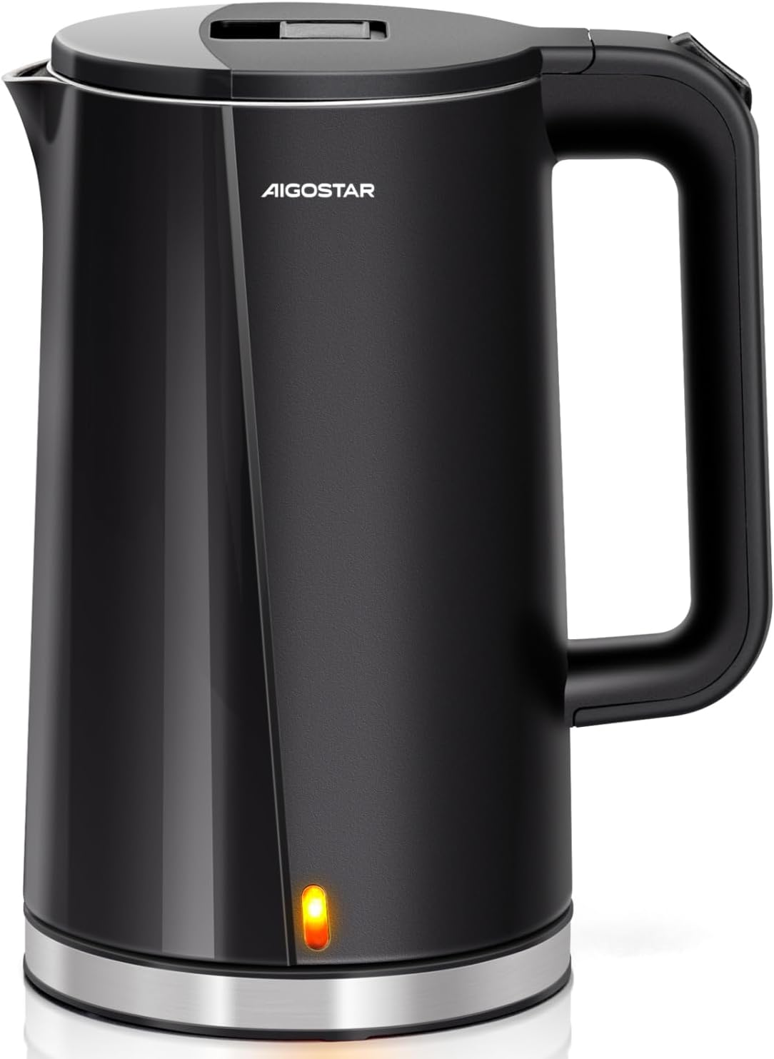 Aigostar Electric Kettle, Quiet Fast Boil Kettles Cordless, Double ...