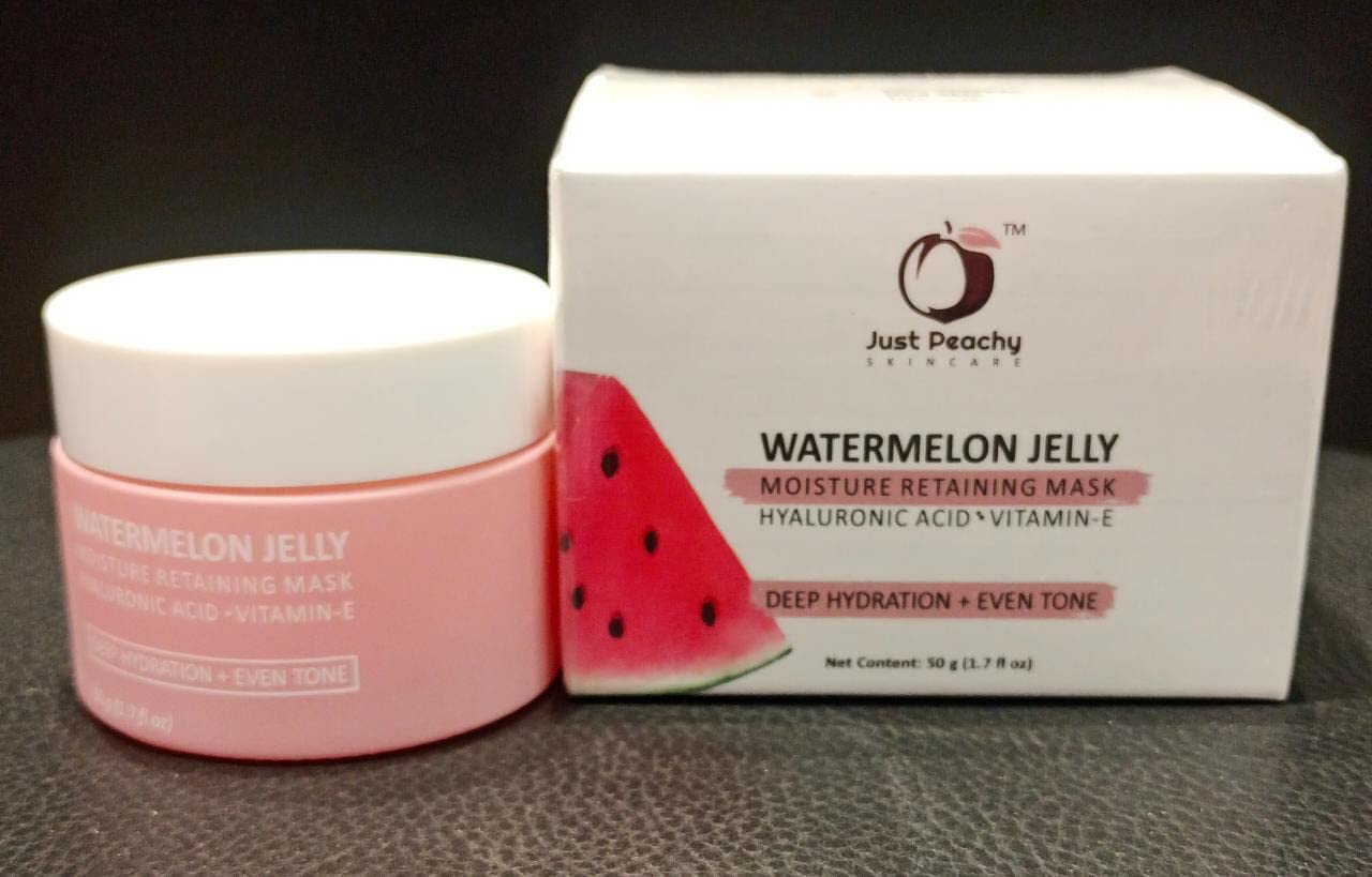 Buy Just Peachy Watermelon Jelly Mask With Grapeseed, Watermelon ...