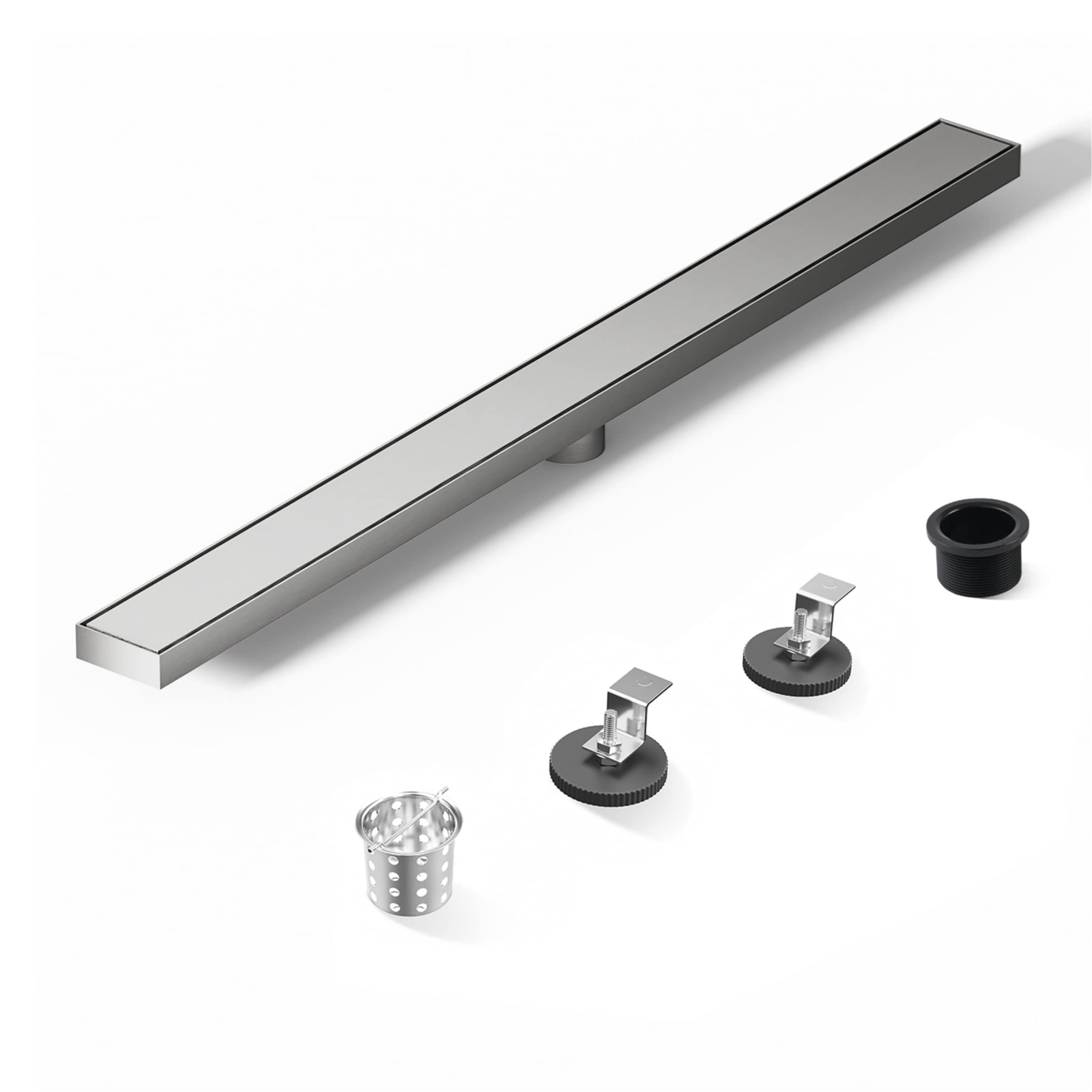 Buy eyoo 36" Linear Shower Drain with Tile Insert Grate, 2 in 1 304 ...