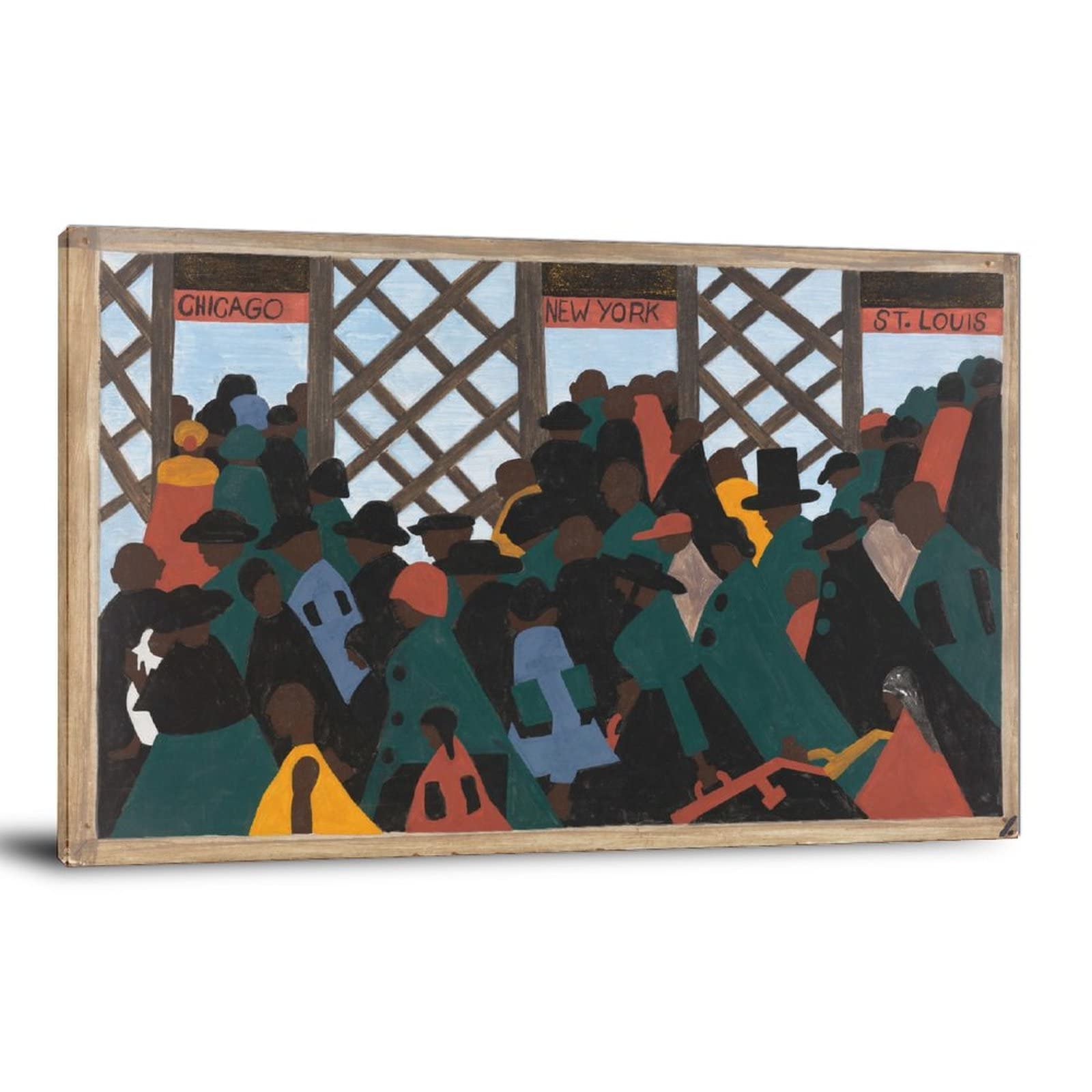 Jacob Lawrence Migration Series Panel 20