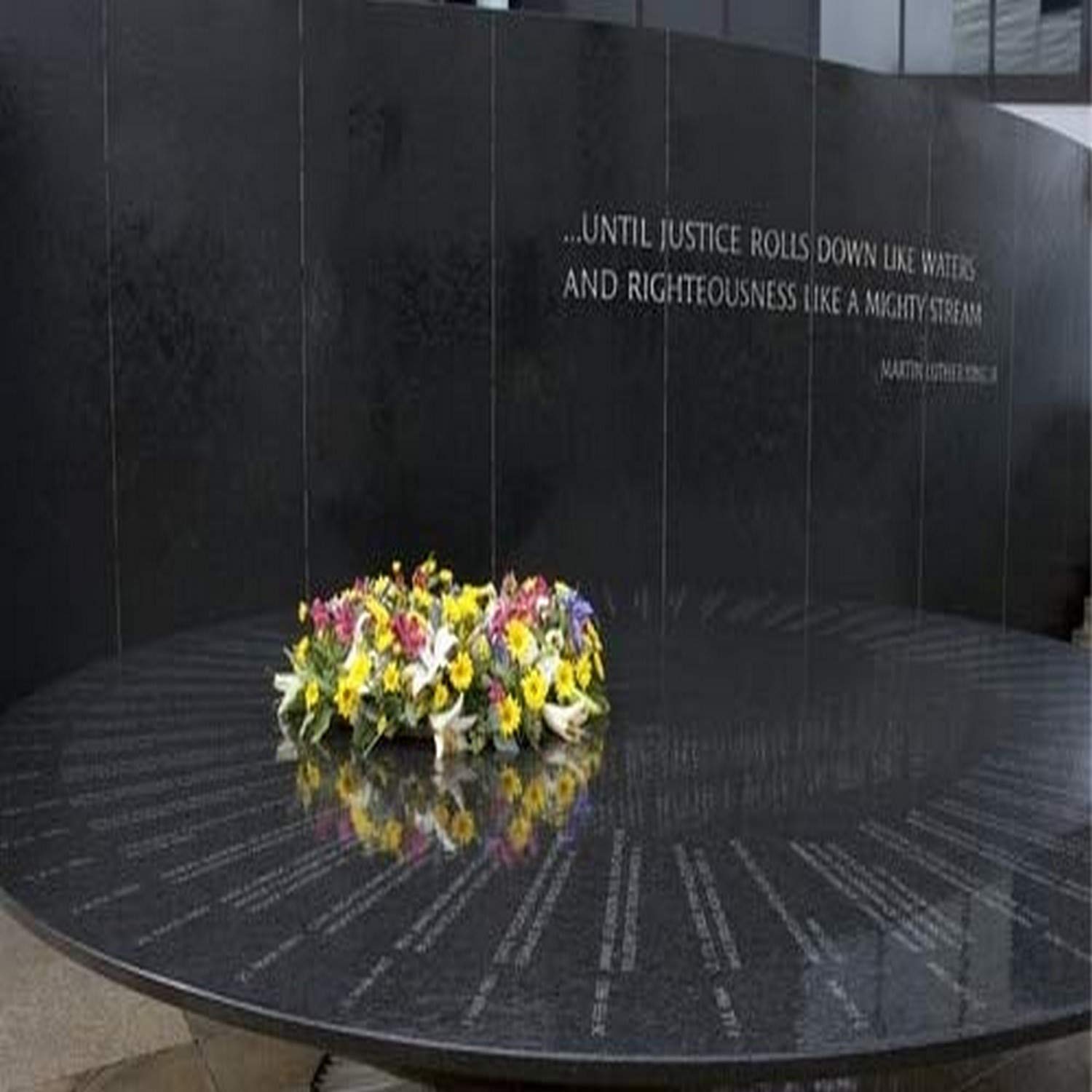 Buy The Civil Rights Memorial designed by Maya Lin is a circular black ...