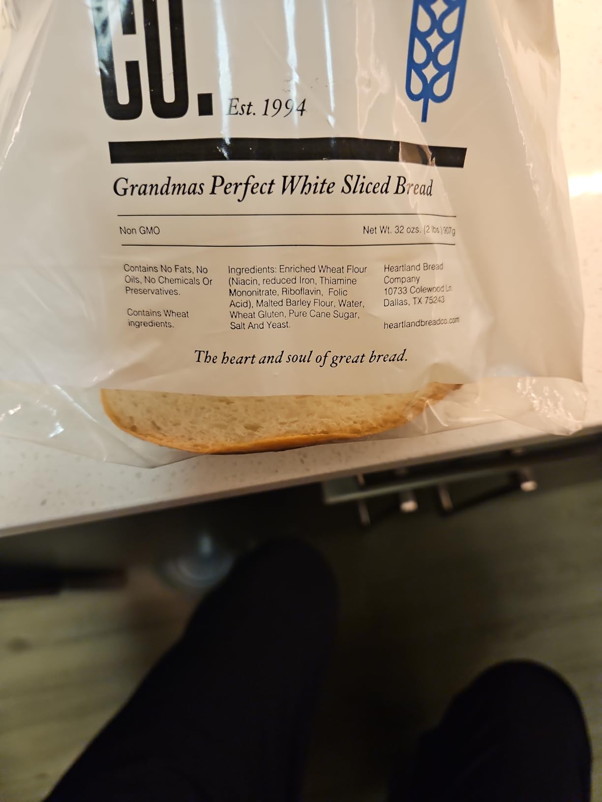 Amazon.com: Heartland Bread Co. Grandma's Perfect White Bread – Freshly ...