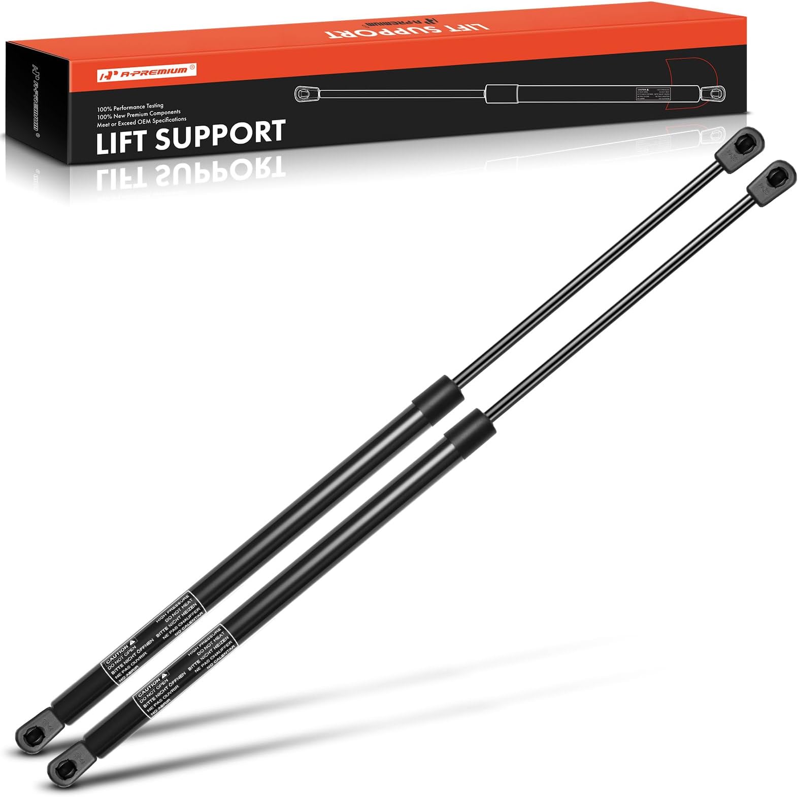 Amazon.com: Rear Window Glass Lift Supports Struts Shocks Gas Springs ...