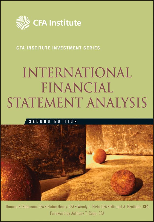 Amazon.com: International Financial Statement Analysis: 9780470916629 ...