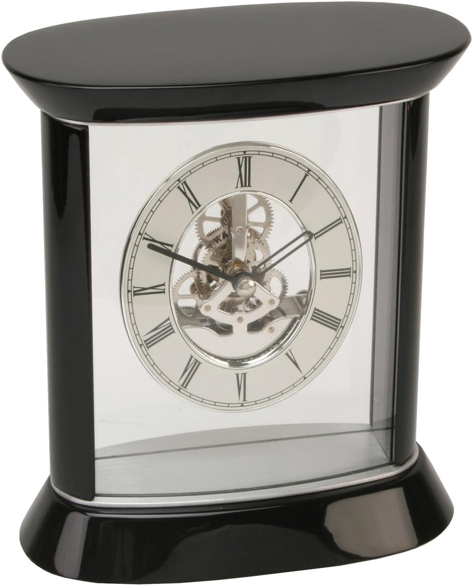 Amazon.com: Oval Skeleton Moving Cogs Mantel Clock