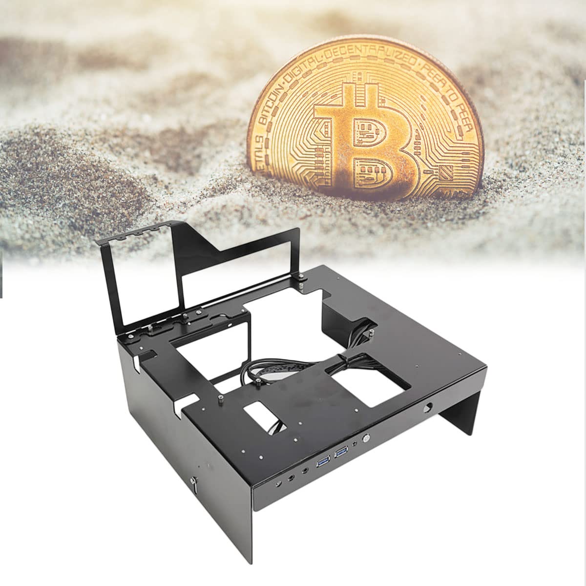 Buy DIY Open PC Case,Aluminum Alloy M-ATX Overclocking Test Platform ...