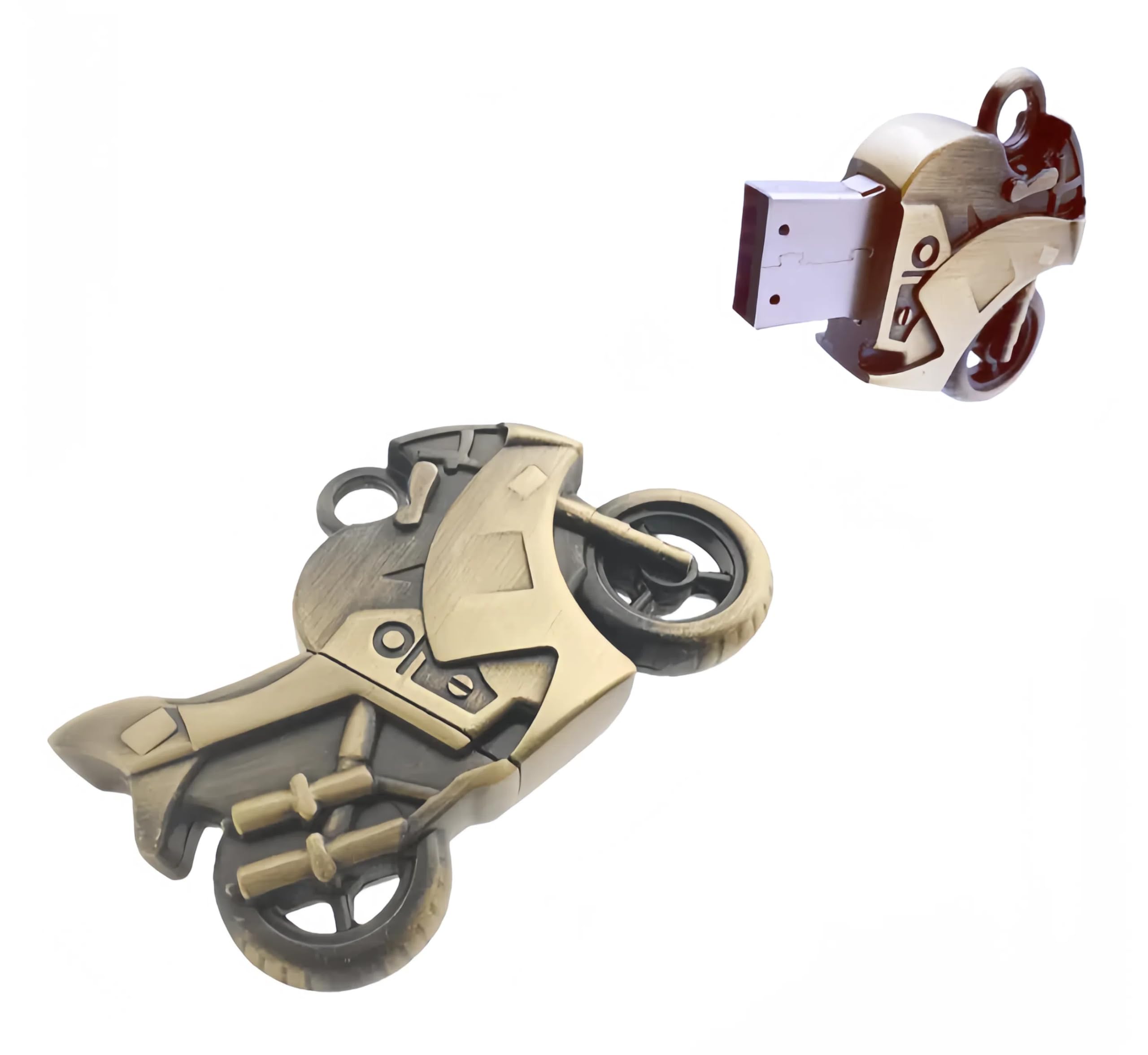 Amazon.com: WooTeck 128GB Strong Metal Motorcycle USB Flash Drive ...