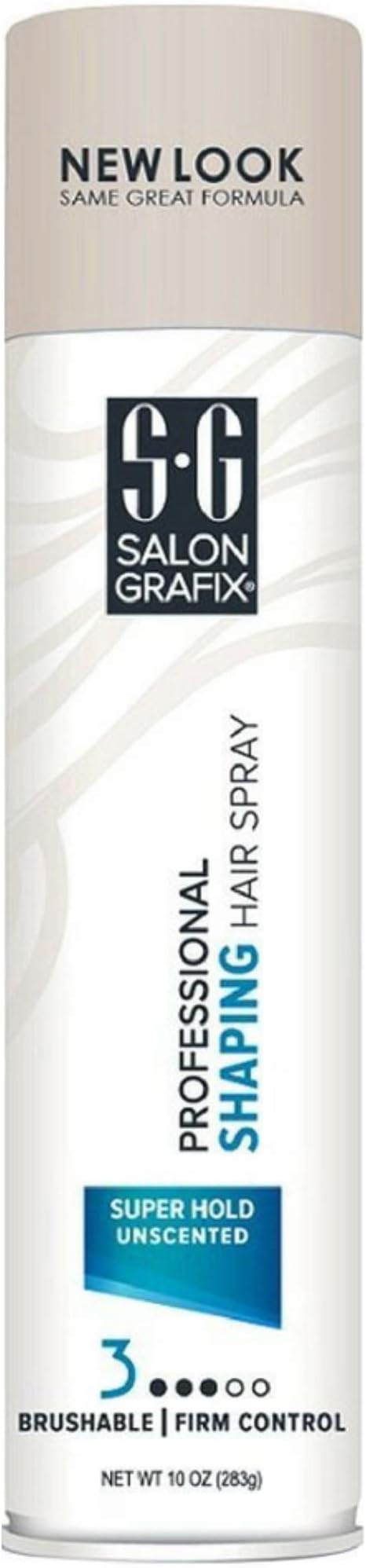 Amazon.com : Salon Grafix Shaping Hair Spray Super Hold Unscented 10 oz ...