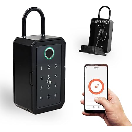 Amazon.com: Key Lock Box, Smart Wireless Lock Box with App Remote ...