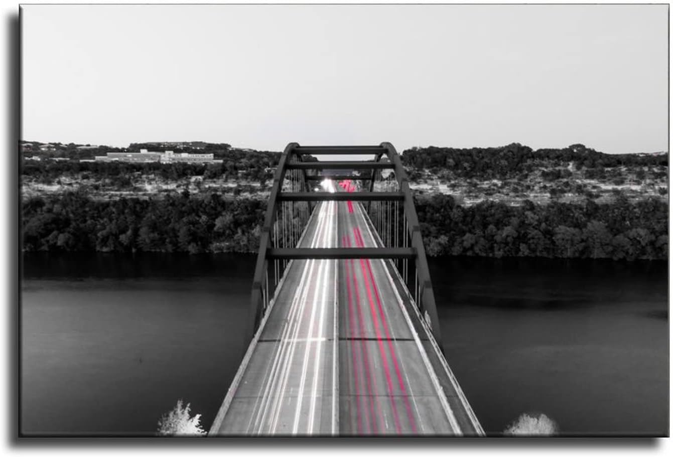 Amazon.com: Austin Texas 360 Bridge Original Print, Austin Pennybacker ...