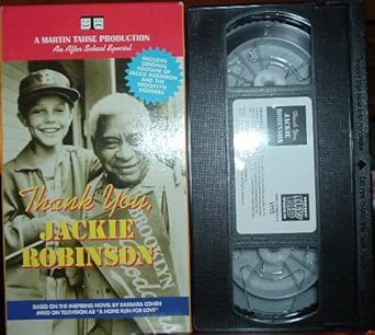 Amazon.com: Thank You Jackie Robinson [VHS]: 9786305085287: Movies & TV