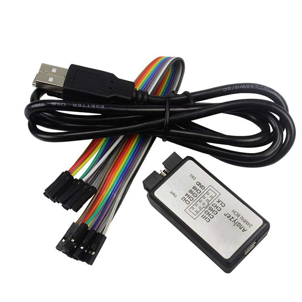 Buy USB Logic Analyzer Device with EMI Ferrite Ring USB Cable 8 Channel ...