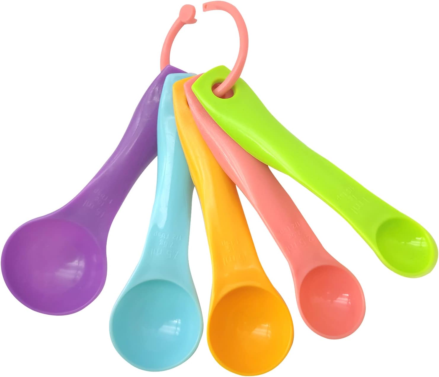 ALLY-MAGIC Measuring Spoon Set,5 Pcs Measuring Cups and Spoons Set ...
