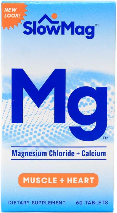 Amazon.com: Slow-Mag Tablets with Calcium 71.5 mg - 60 Tablets : Health ...