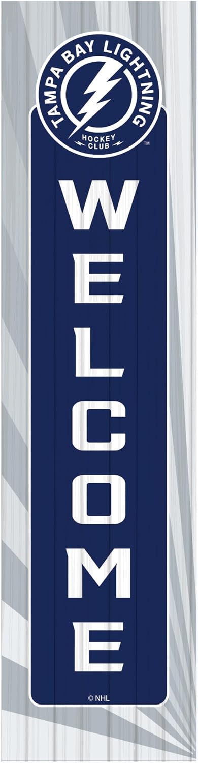 Amazon.com : NHL Tampa Bay Lightning Wood Porch Leaner, 47" Vertical ...