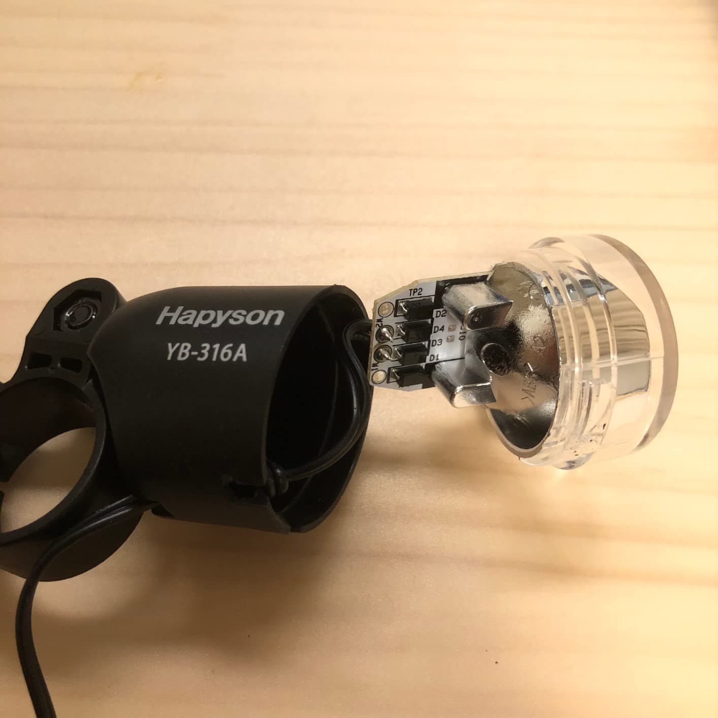 Amazon | ハピソン(Hapyson) 自転車 ハブダイナモ用ヘッドライト YB-316A-MG マットカーキ | ハピソン(Hapyson) | ヘッドライト