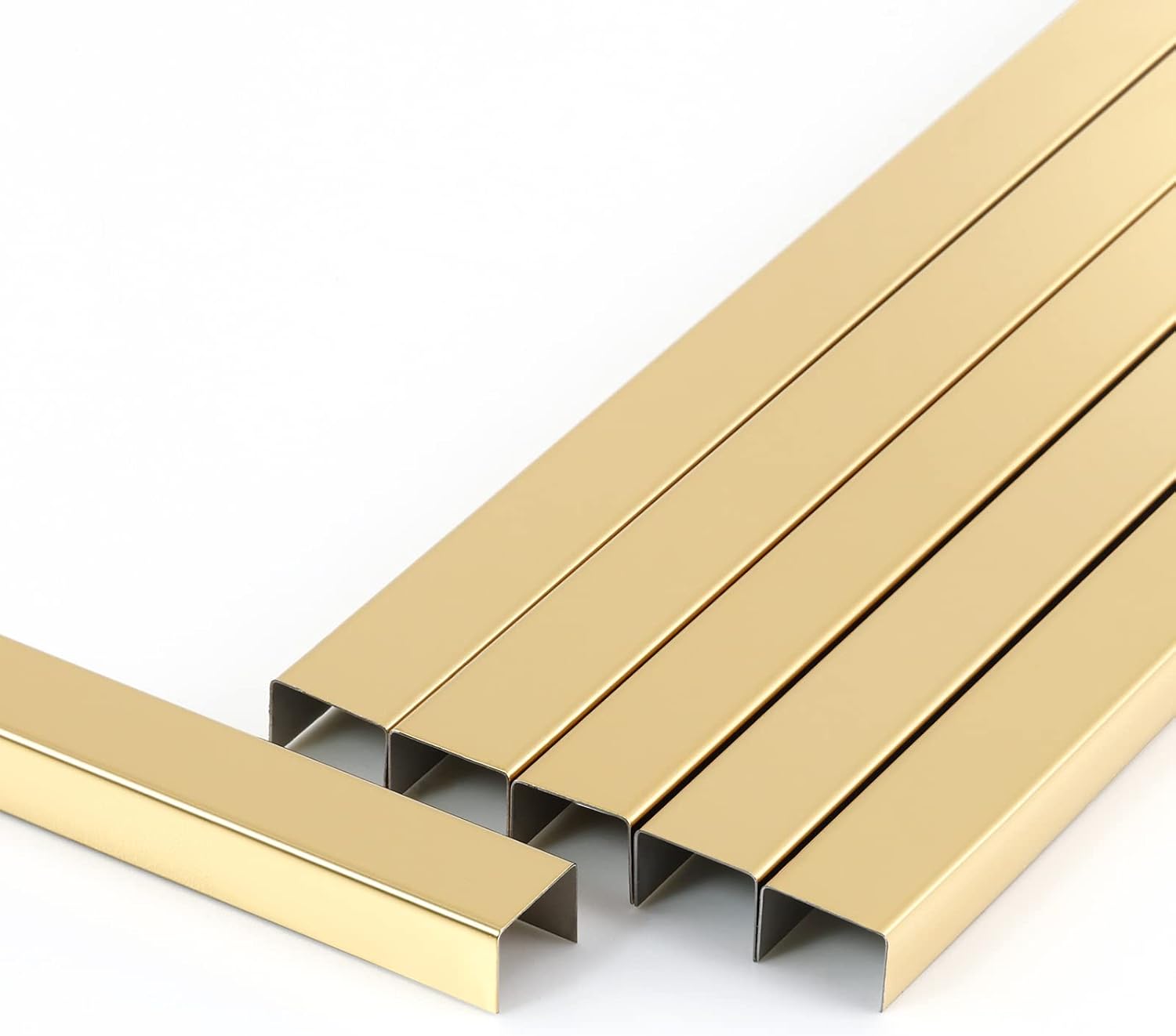 Trimold Stainless Steel Wall Trim Frame, Metal Molding Panel for Home ...