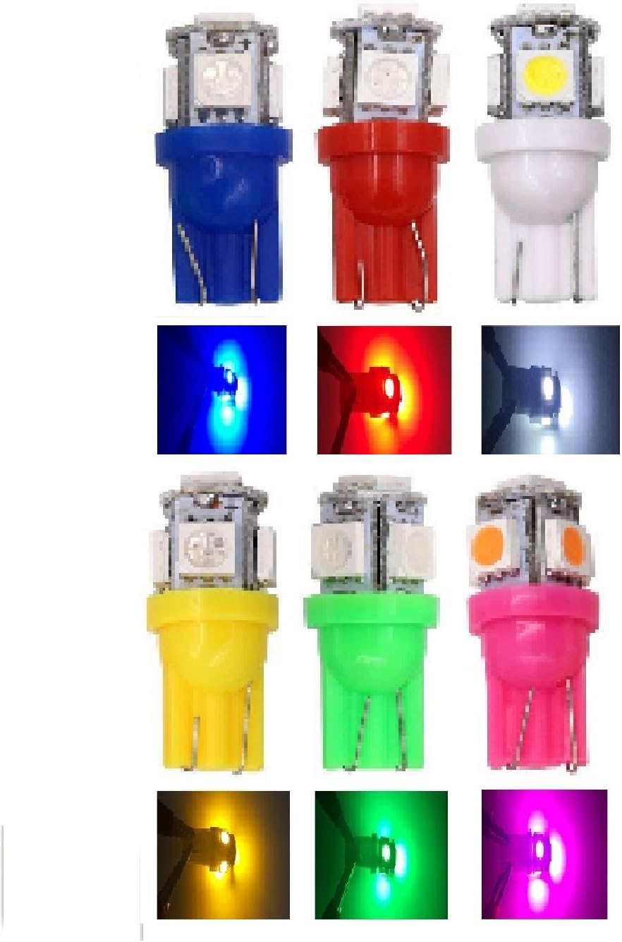 2 x 24 Volt LED LIGHT BULBS > Red Green Blue Yellow White > Hella Spot ...