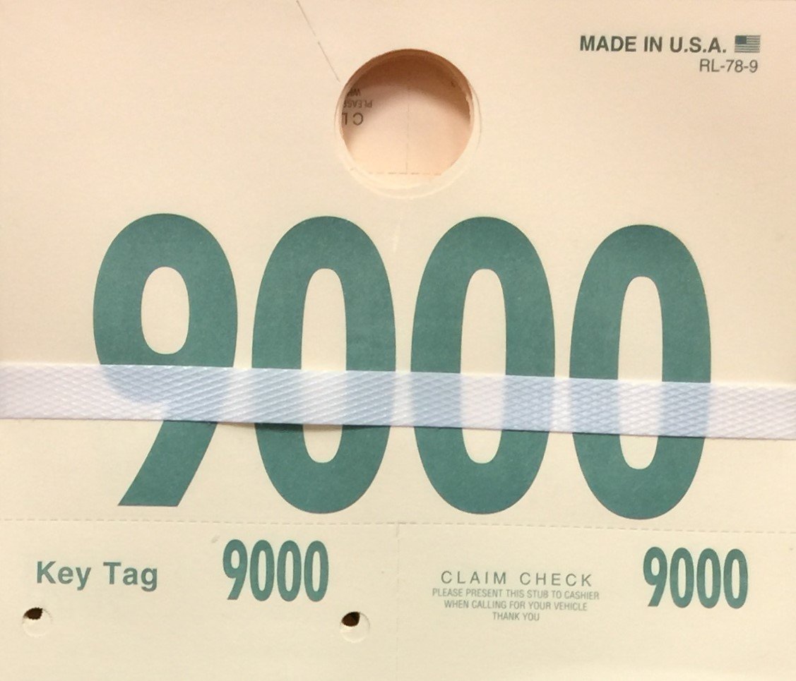 Amazon.com : RL-78 Auto Service 4-Digit Mirror Dispatch Tags (1000/set ...