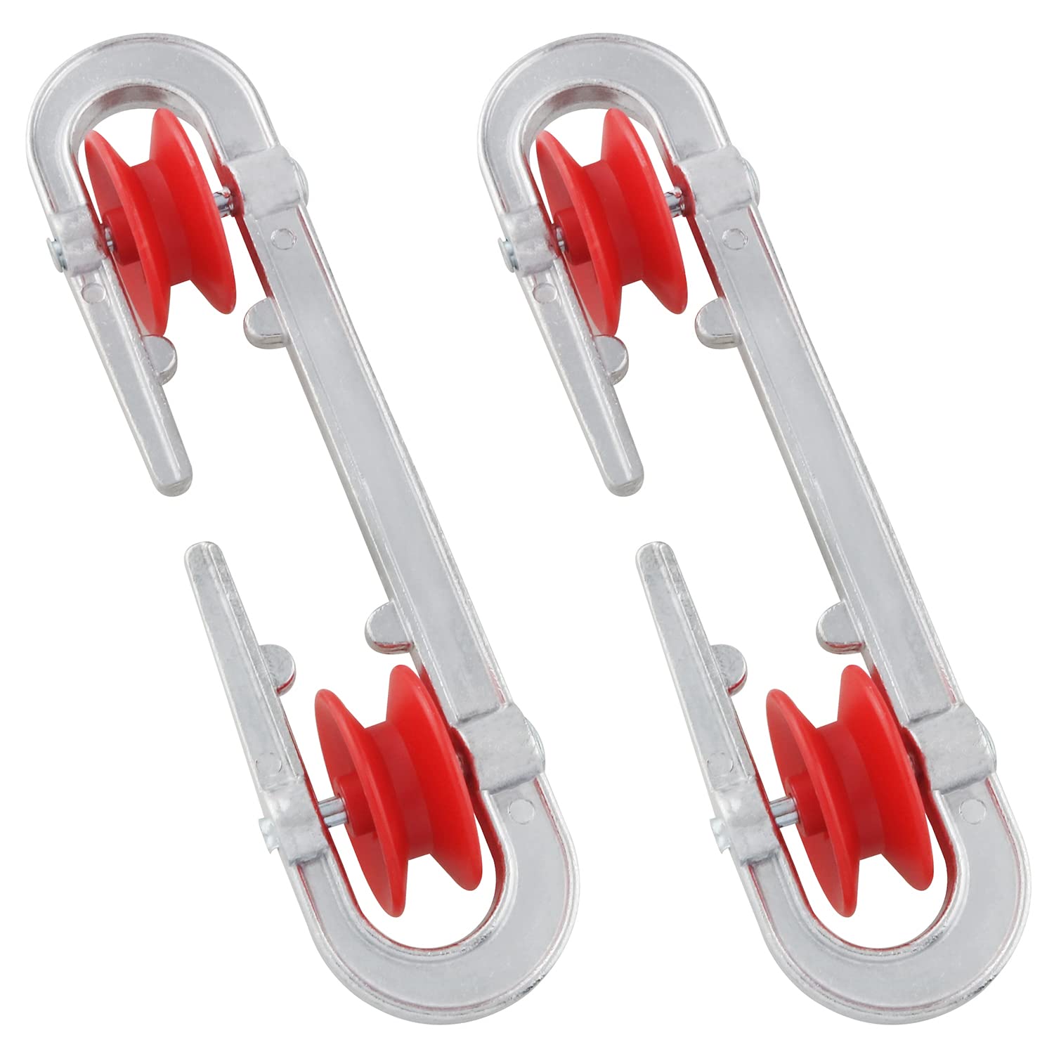 Amazon.com: ZZLZX Clothes Line Separator 2PCS Silver Plastic Aluminum ...